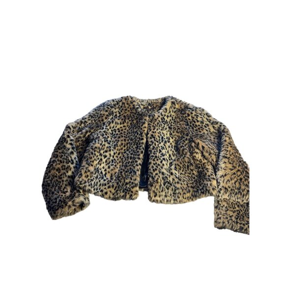 Fever | Jackets & Coats | Nwt Fever Faux Fur Cheetah Print Jacket M ...